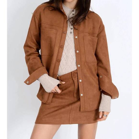RD Style | Skirts | New Rd Style Missy Zip Up Mini Skirt In Cognac ...